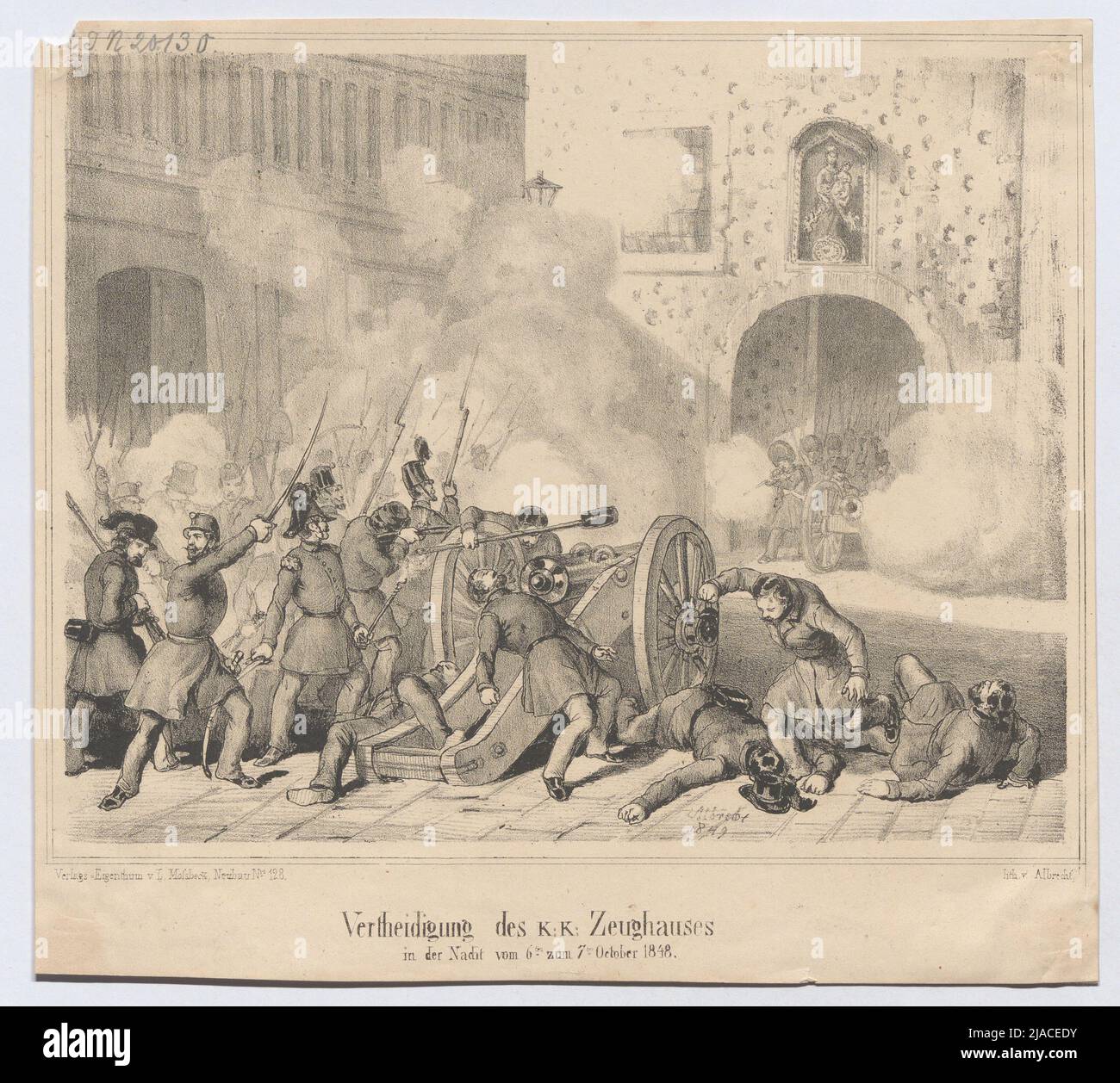 "Defense of the K: K: Zeughaus / In the night from the 6th to October 7 ...