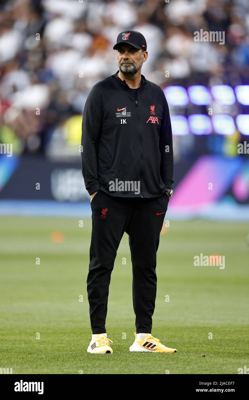 PARIS - Liverpool FC coach Jurgen Klopp during the UEFA Champions ...
