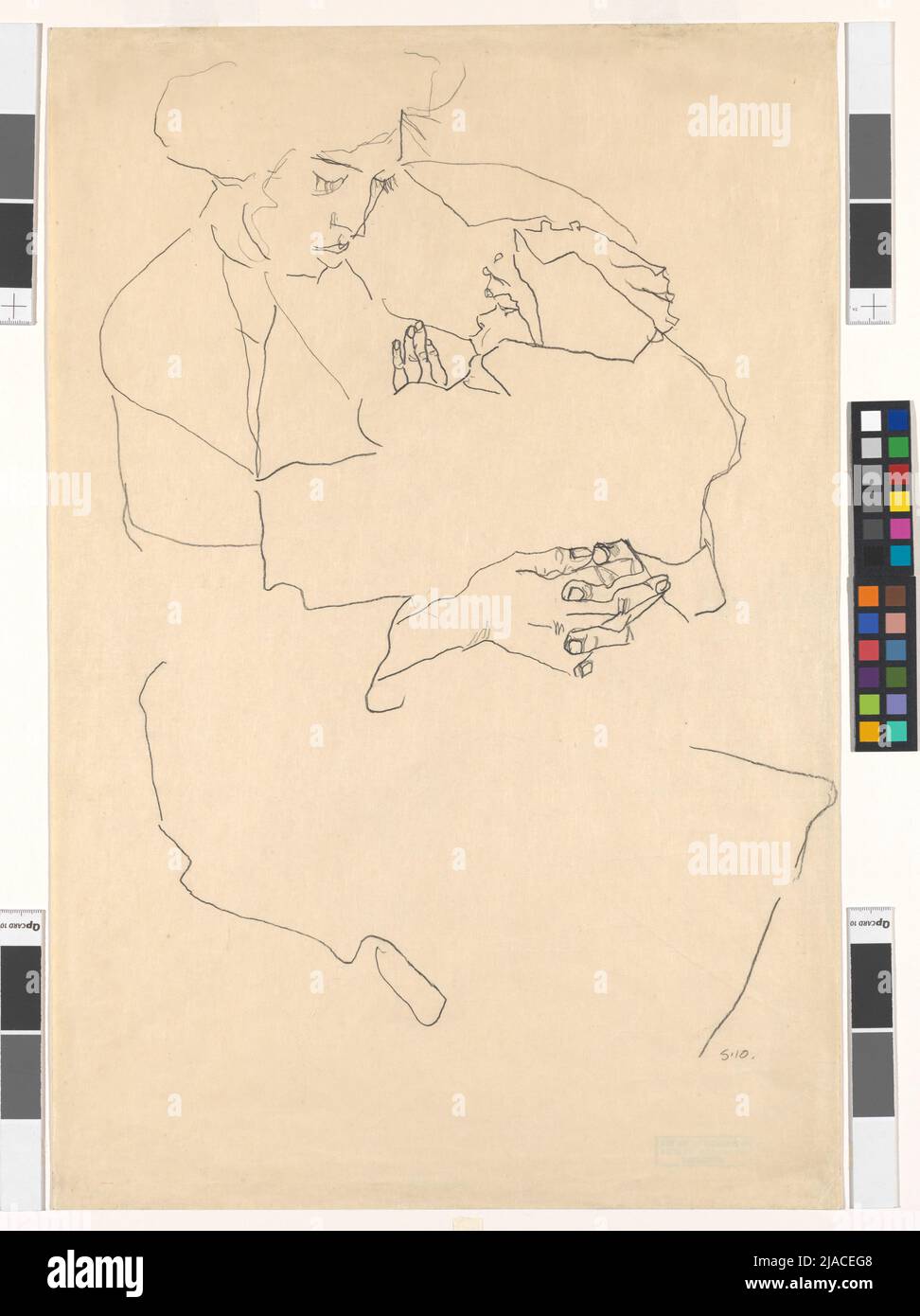 Mother with child. Egon Schiele (1890-1918), artist Stock Photo - Alamy