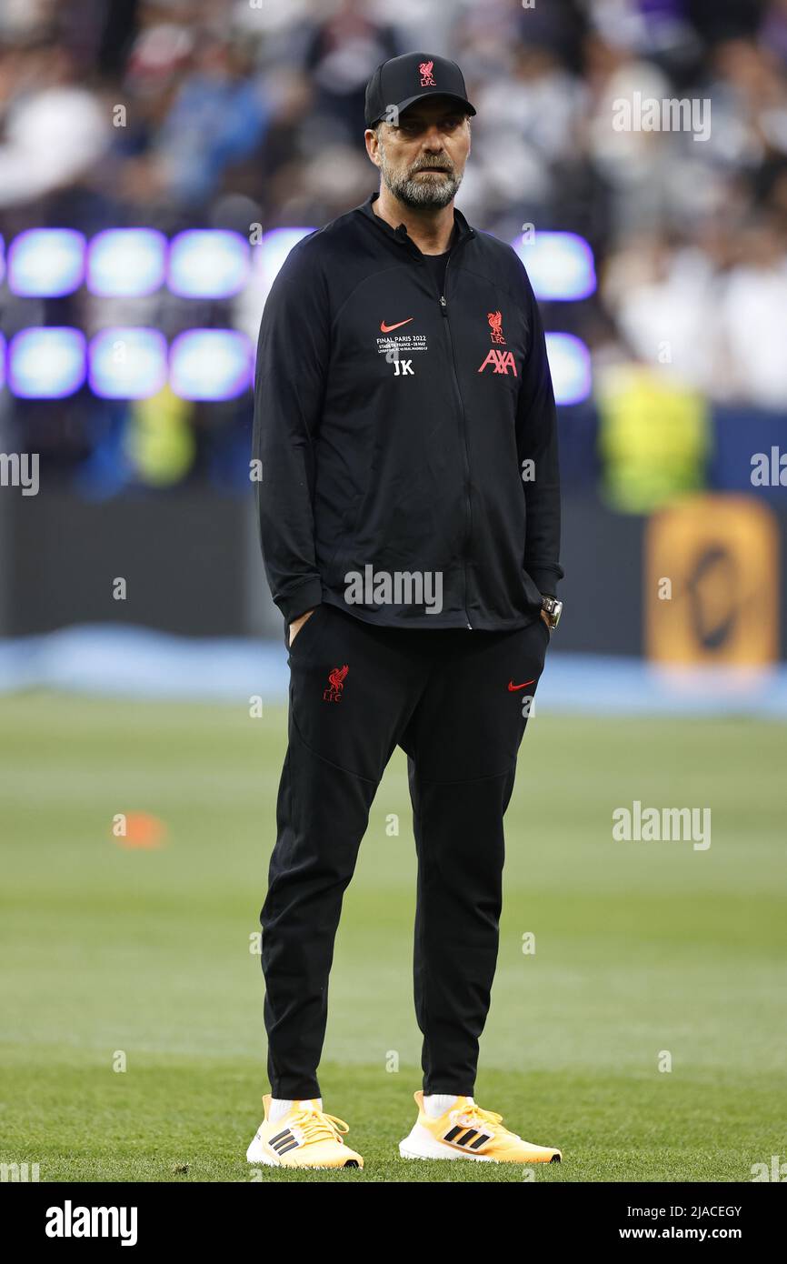 PARIS - Liverpool FC coach Jurgen Klopp during the UEFA Champions ...