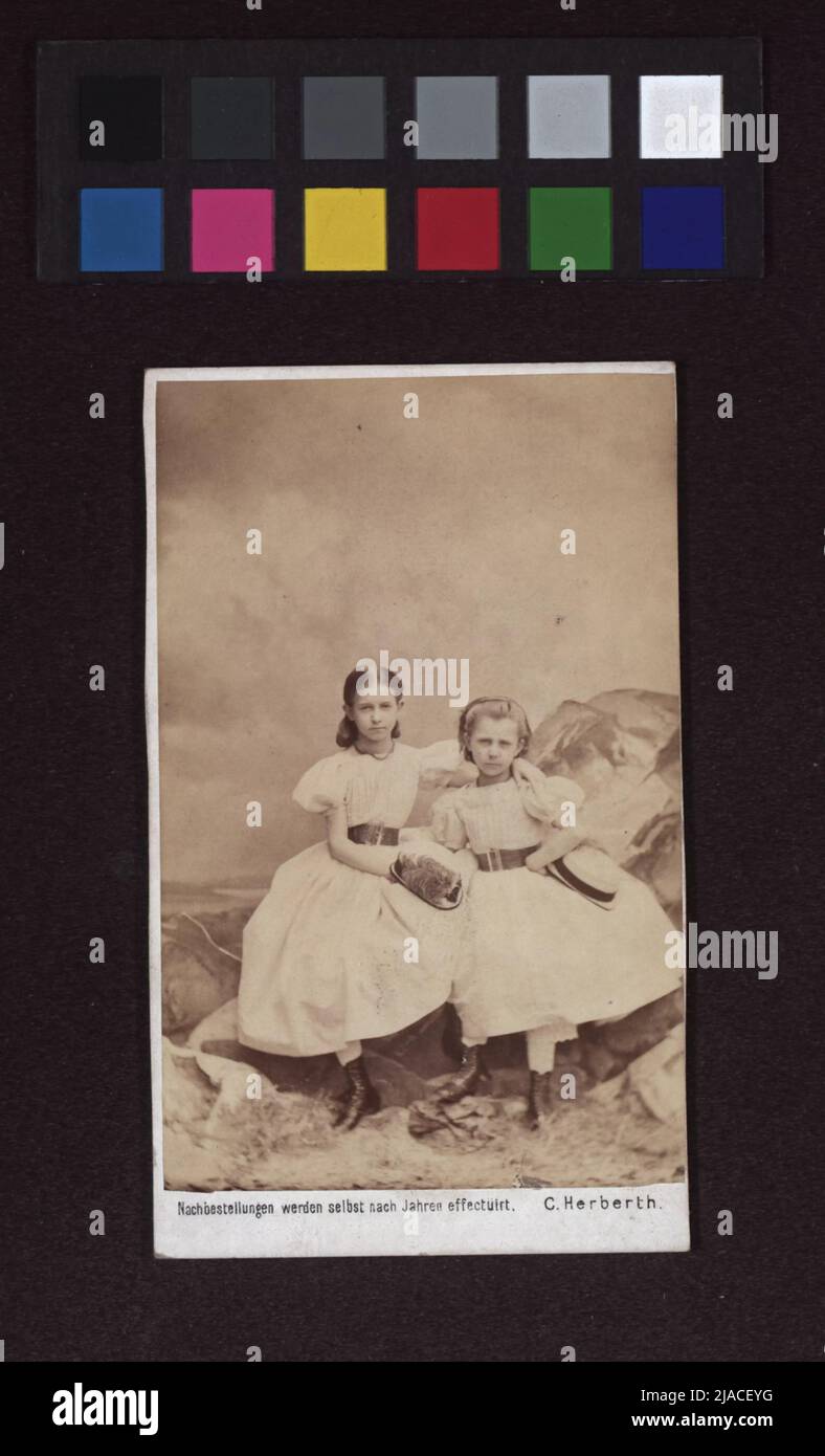 Emma and Ida Haggenmacher, children from Gottlieb Gustav Haggenmacher ...