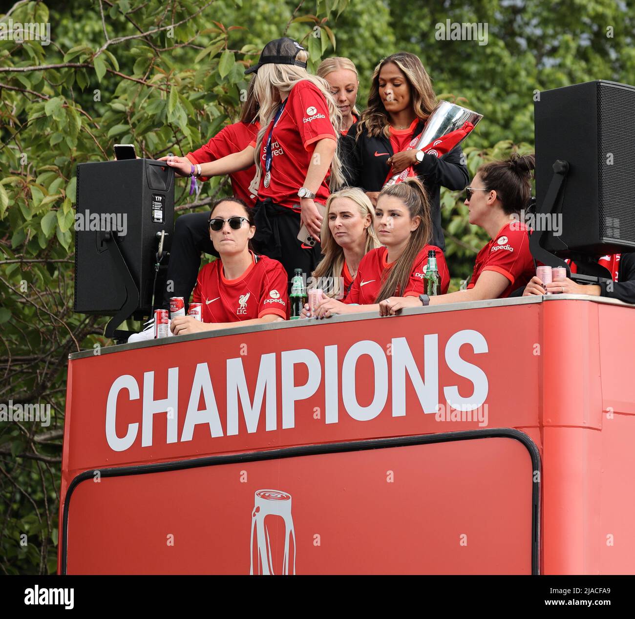 Liverpool Fc homecoming parade Stock Photo - Alamy