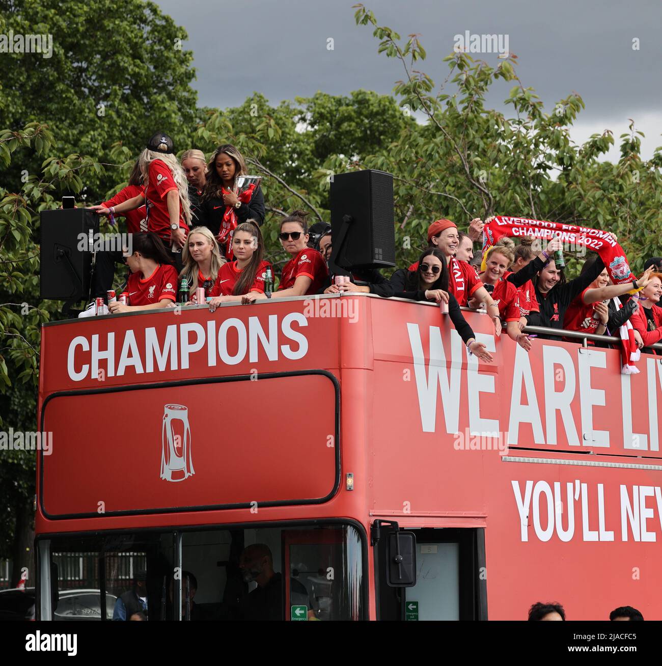 Liverpool Fc homecoming parade Stock Photo - Alamy