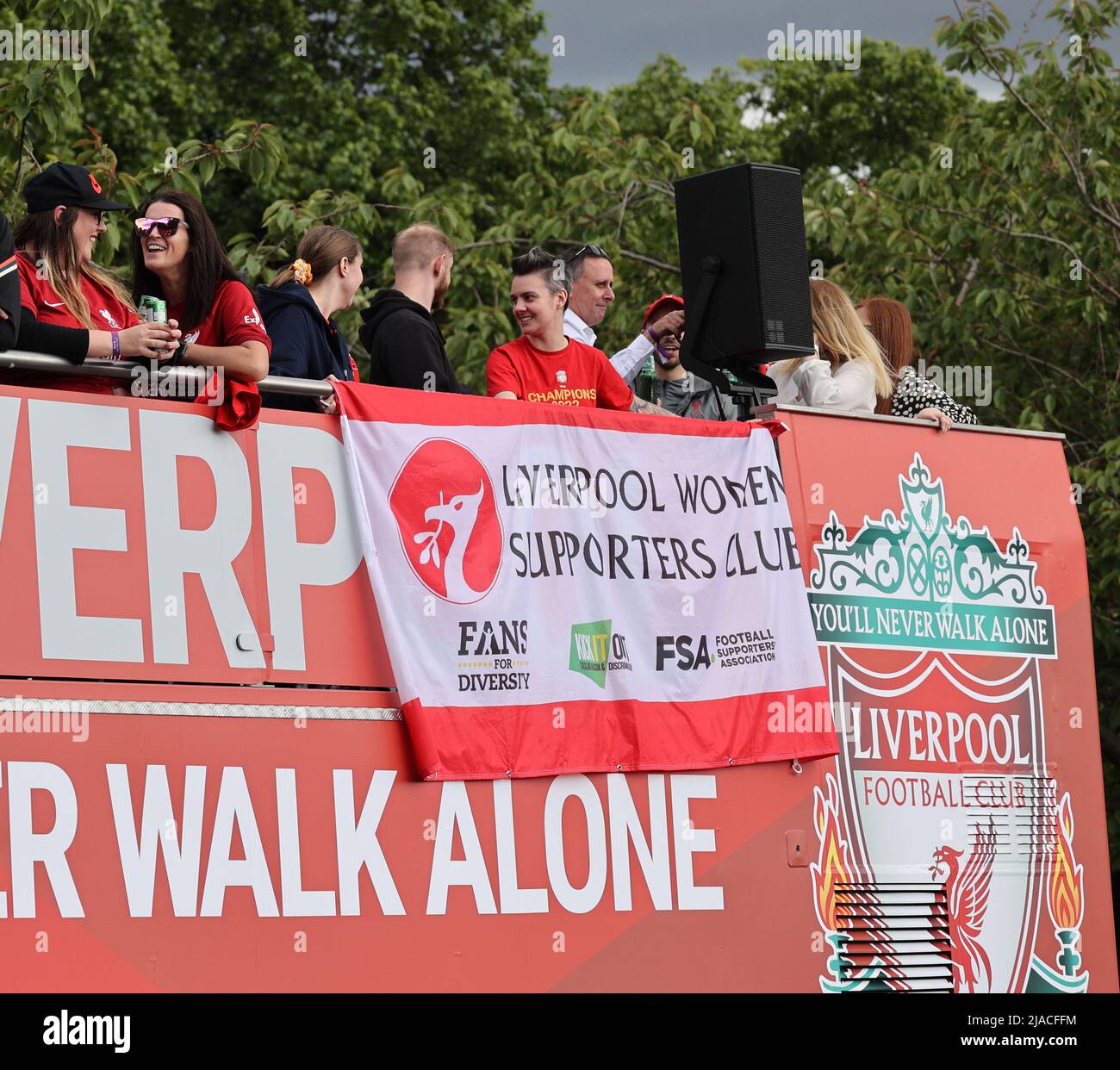 Liverpool Fc homecoming parade Stock Photo - Alamy
