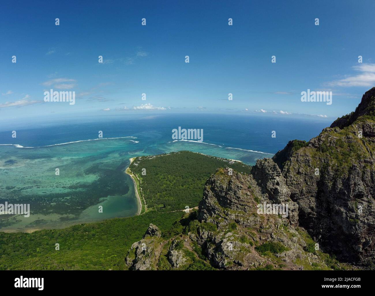 Mauritius le morne aerial hi-res stock photography and images - Alamy
