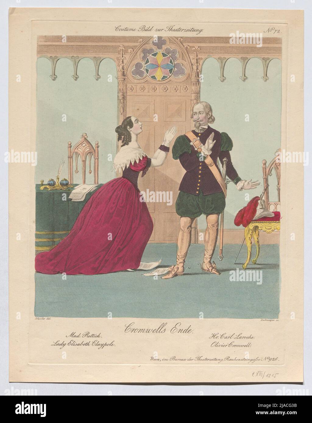 Mad. Rettish as Elisabeth Claypole and Mr. Carl Laroche as Olivier ...