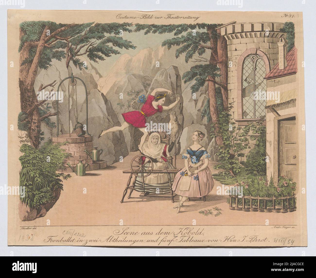 Scene from "The Kobold". Fairy ballet in two divisions and five ...