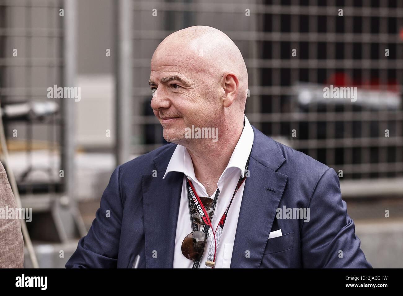 Gianni Infantino president of FIFA during the Formula 1 Grand Prix de ...