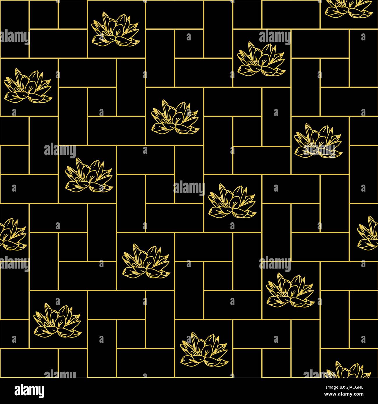 The lotus tile hi-res stock photography and images - Alamy