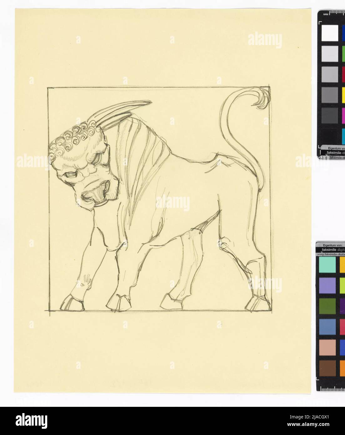 Stier. Hanna Gärtner (1899-1948), artist Stock Photo - Alamy