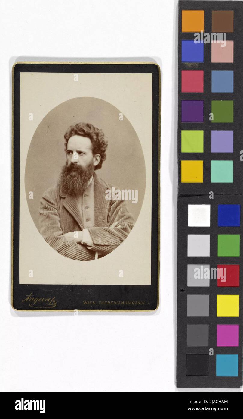 Portrait Hans Makart. Victor [also: Viktor] Angerer (1839-1894 ...