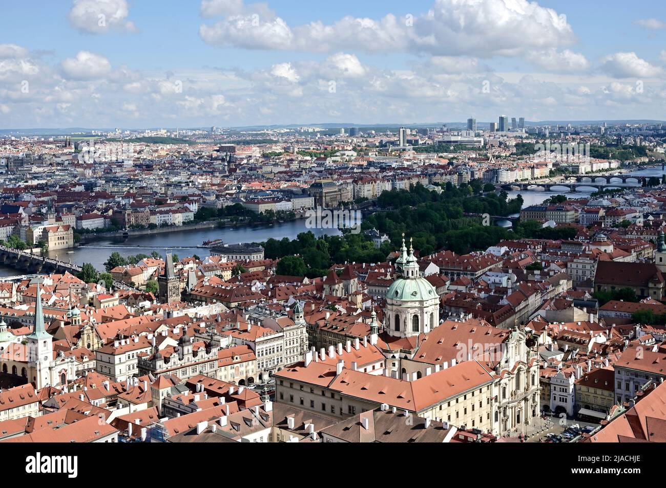 A view from Prague Castle Stock Photo - Alamy