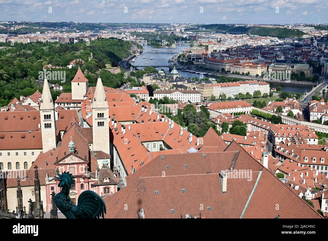 Prague view castle hrad hi-res stock photography and images - Alamy