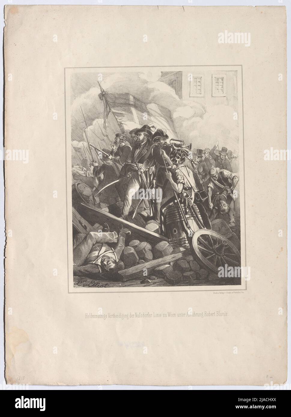 "Heroic defense of the Nussdorf line to Vienna under the leadership ...
