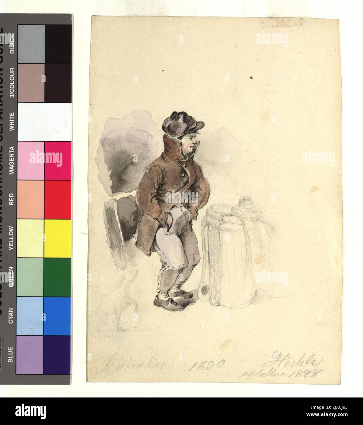 Brezelbub. Peter Fendi (1796-1842), artist Stock Photo - Alamy