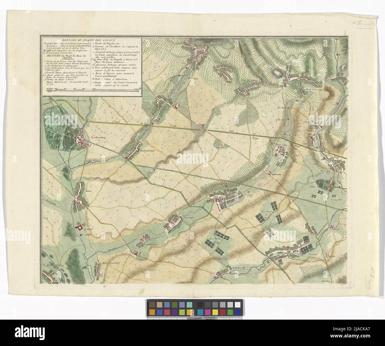 Carte Topohydrographique de la Ville de Vienne et de Ses Environs ...