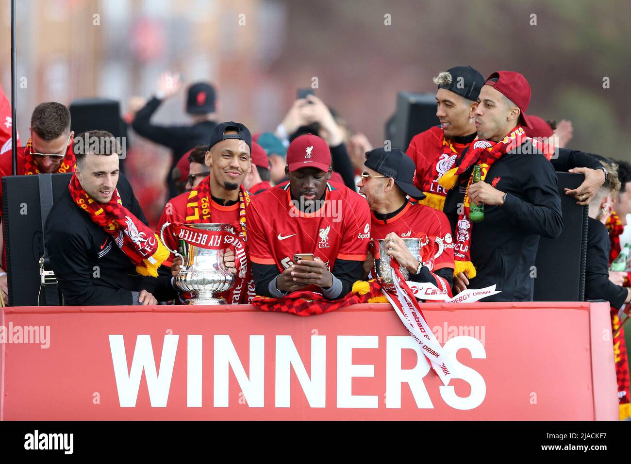 Liverpool 2022 celebrate hi-res stock photography and images - Alamy