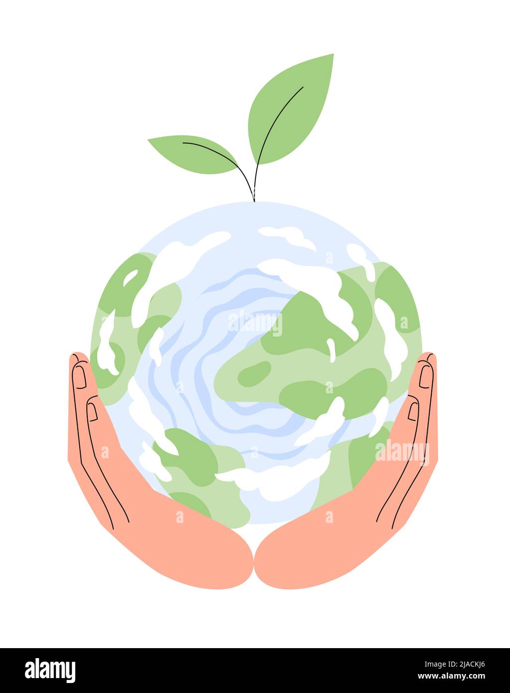 Caring for the natural world Stock Vector Images - Alamy