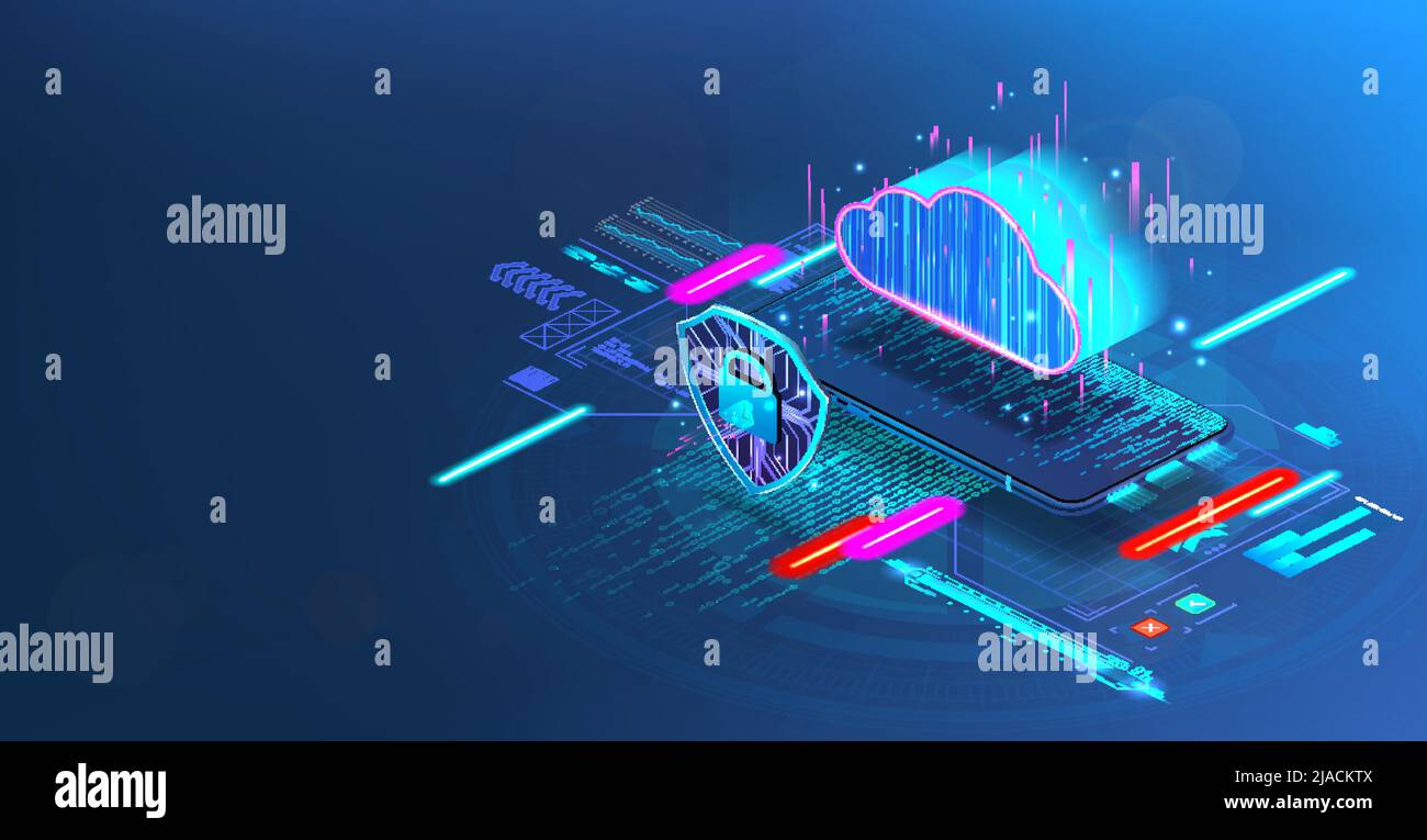 Security data mobile phone Stock Vector Images - Alamy