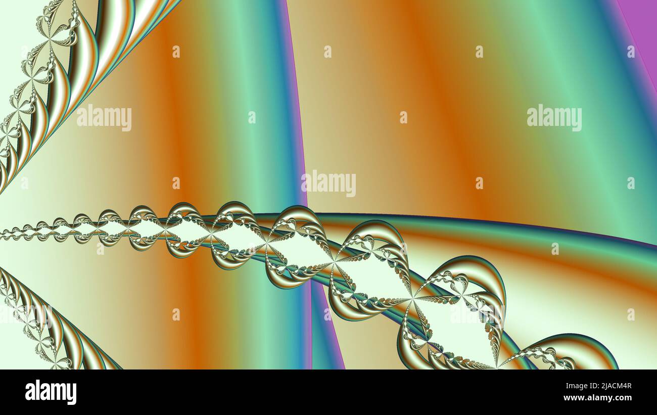 Abstract Computer generated Fractal design. A fractal is a never-ending ...