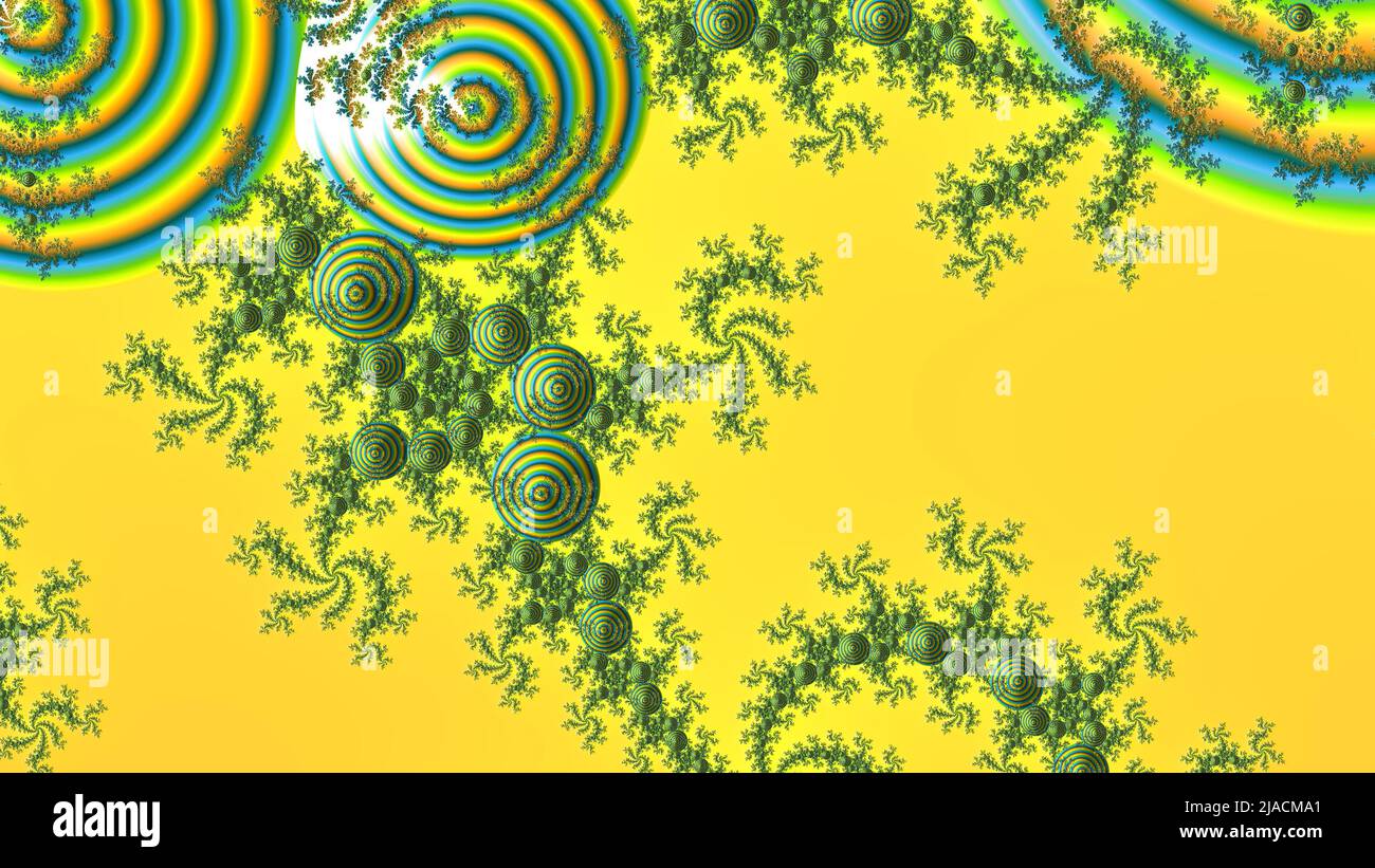 Abstract Computer generated Fractal design. A fractal is a never-ending ...