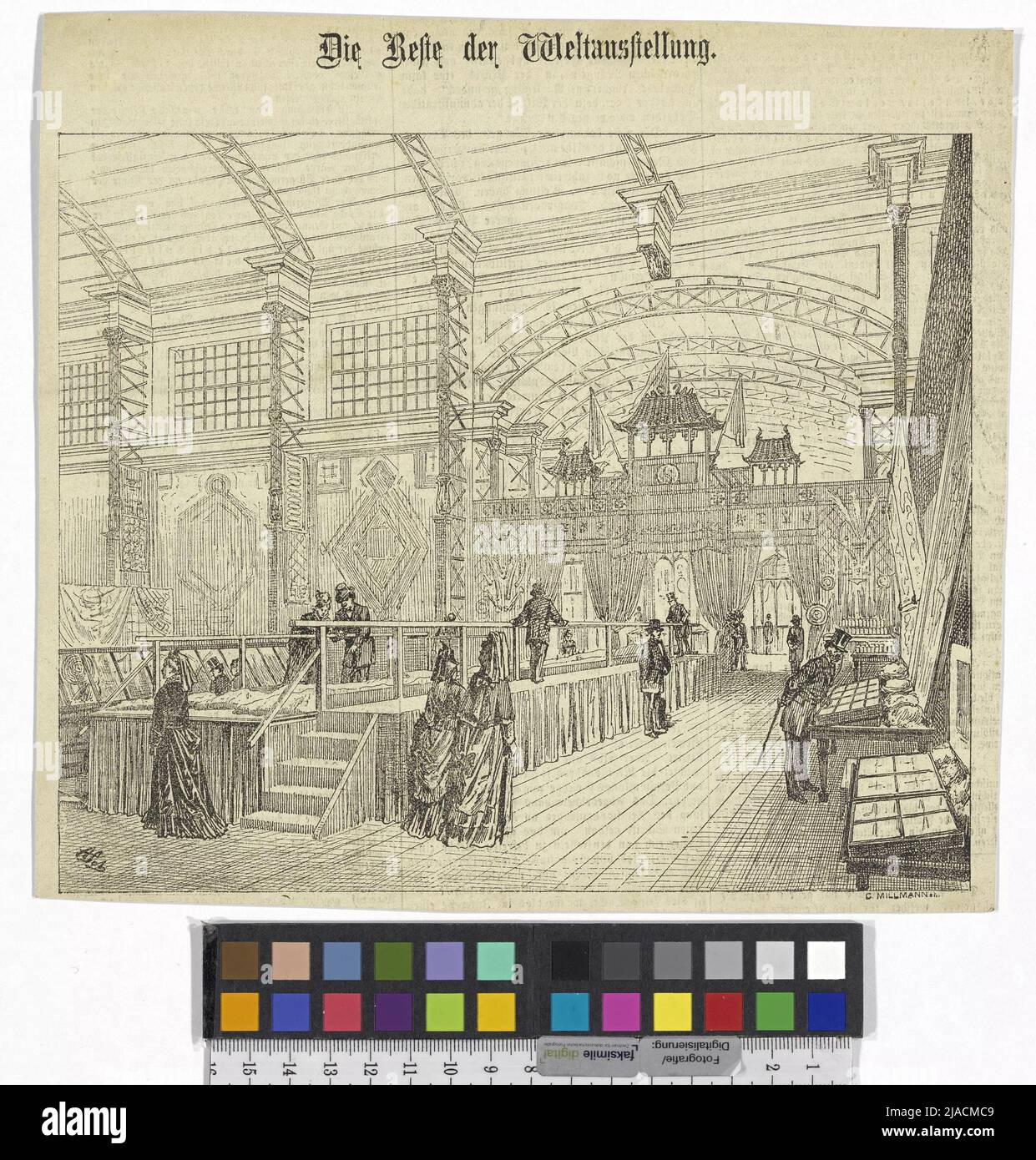 The remains of the world exhibition. "(Newspaper excerpt with ...