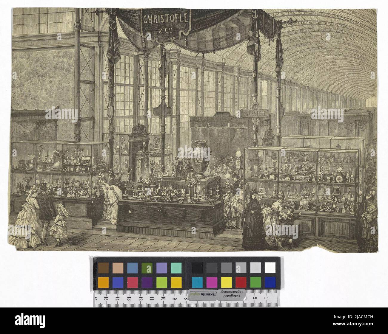 In the French gallery of the industrial palace. "(Illustration to the ...
