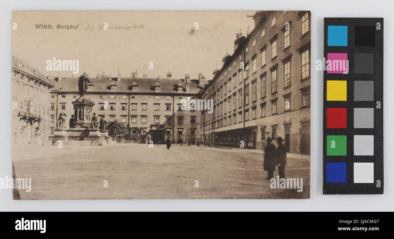 Vienna, Burghof. Würthle & Sohn, producer Stock Photo - Alamy
