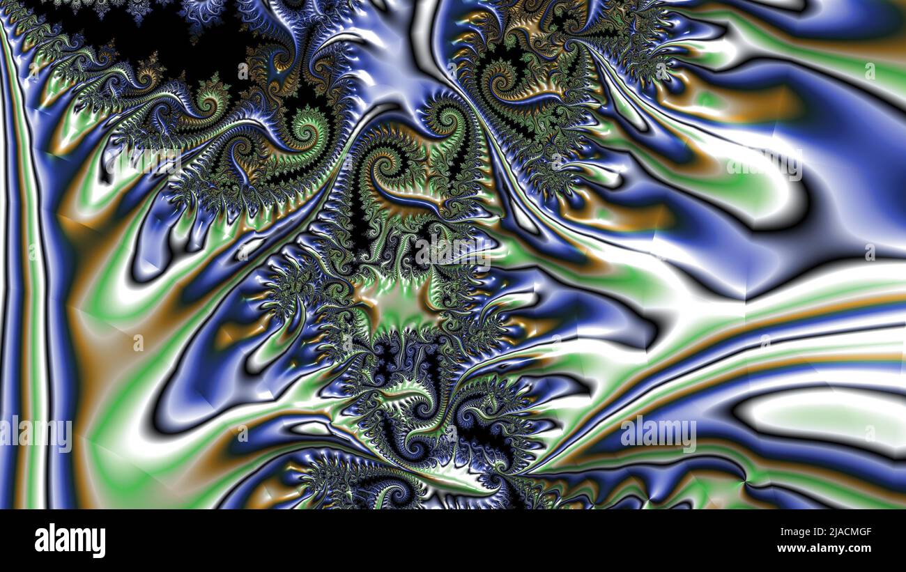 Abstract Computer generated Fractal design. A fractal is a never-ending ...