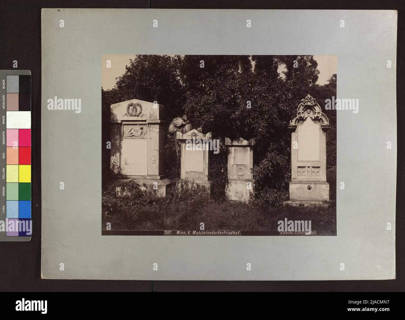 10., Matzleinsdorf Catholic cemetery (now Waldmüllerpark) - tomb group ...
