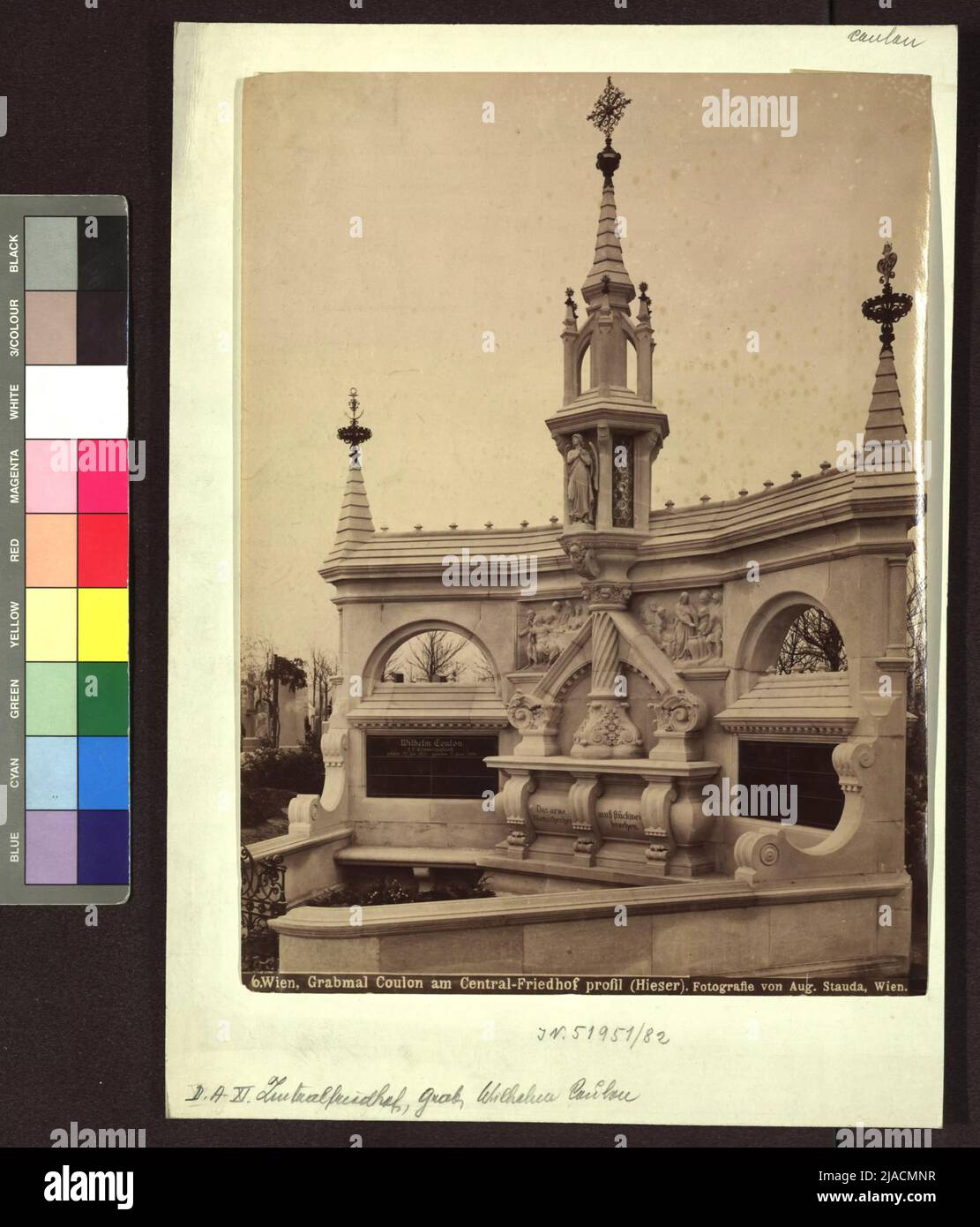 11., Central Cemetery - Grave Monument by Wilhelm Coulon. August Stauda ...
