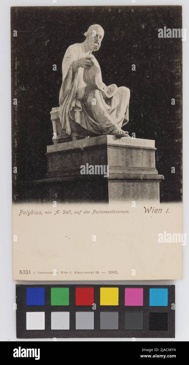 1st, Dr.-Karl-Renner-Ring 3-parliamentary ramp-marble figure Polybius ...