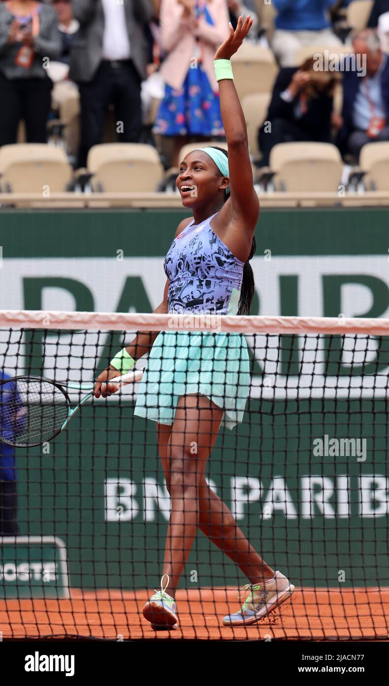 Coco gauff us open victory hi-res stock photography and images - Alamy