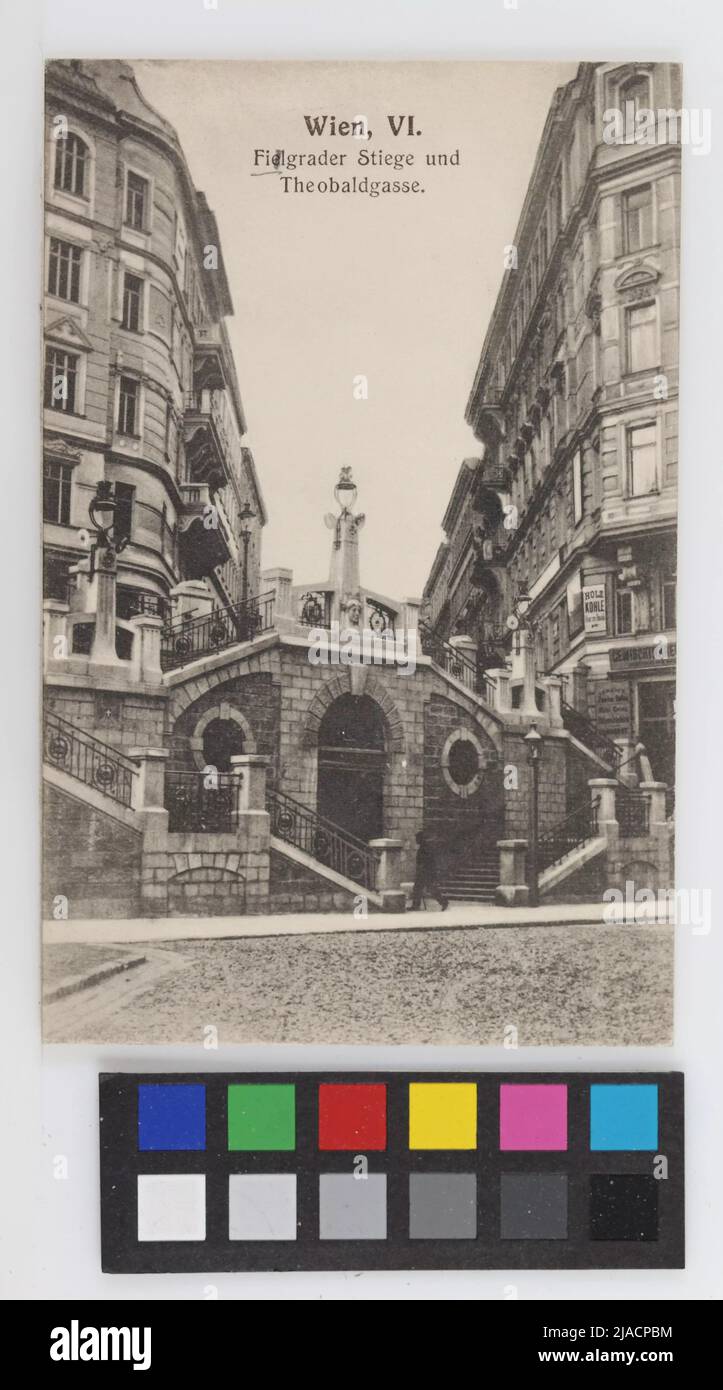 6., Fillgradergasse - fillgrader staircase to Theobaldgasse, postcard ...