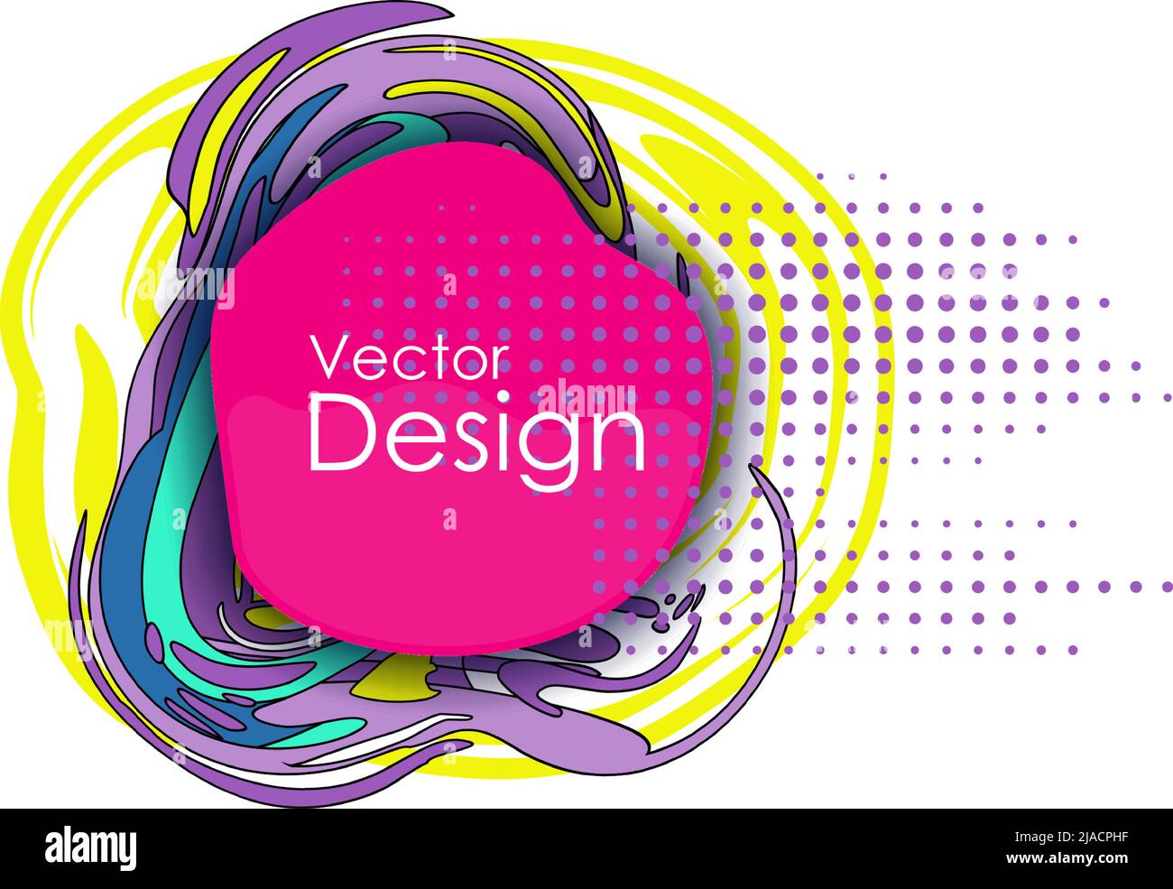 Color Liquid Wave flow frame. Abstract colorful shape Stock Vector Image & Art - Alamy