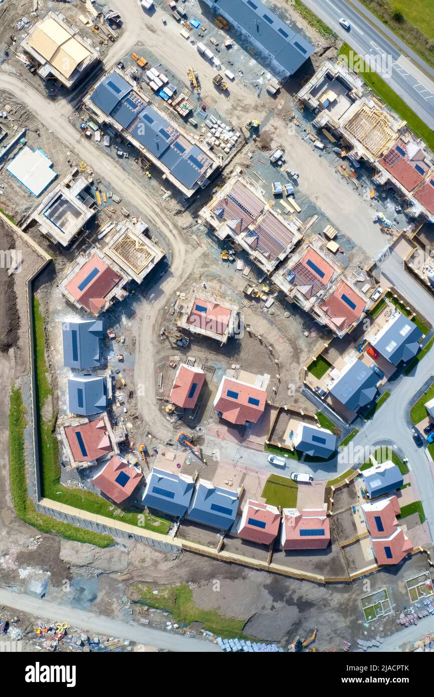 New housing development building houses for increased demand in rural ...