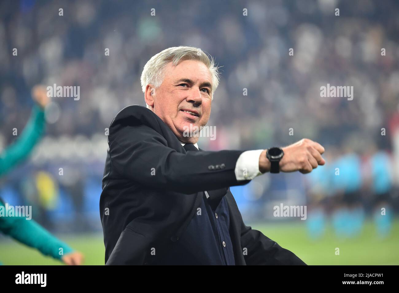 PARIS, FRANCE. MAY 28TH Carlo Ancelotti, Real Madrid manager ...