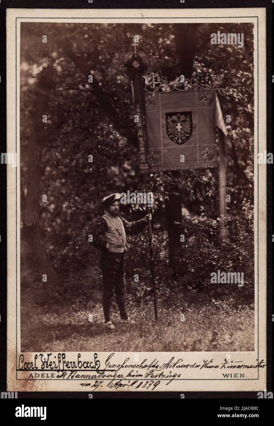 Carl Weissenbach, master carpenter at the Macart Festival 1879. Adele ...