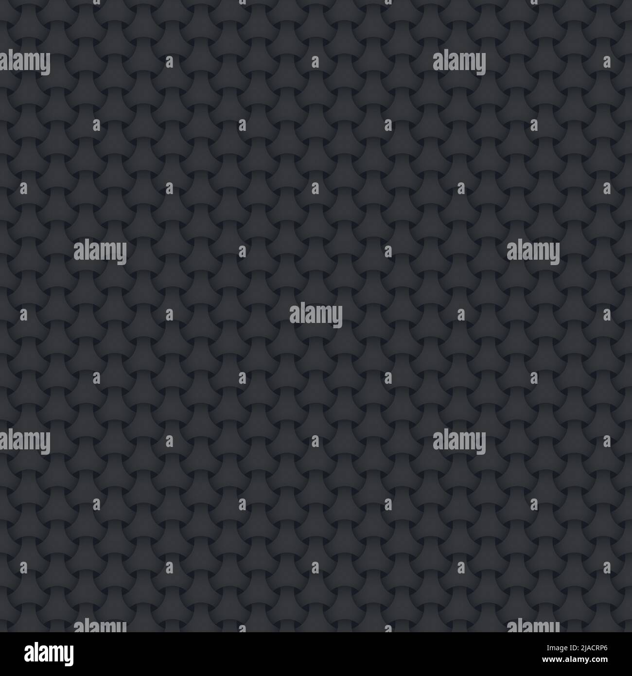 Interlace Circles Seamless Pattern. Vector Tileable Neutral Dark Grey ...
