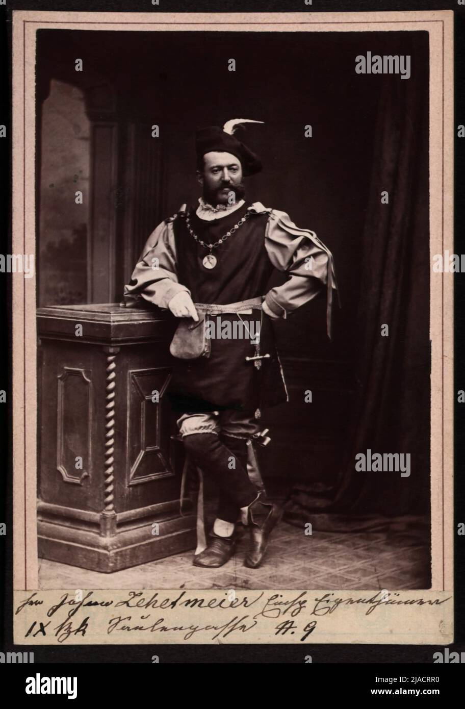 Johann Zehetmeier at the Macart Festival 1879. Josef Mutterer (1834 ...