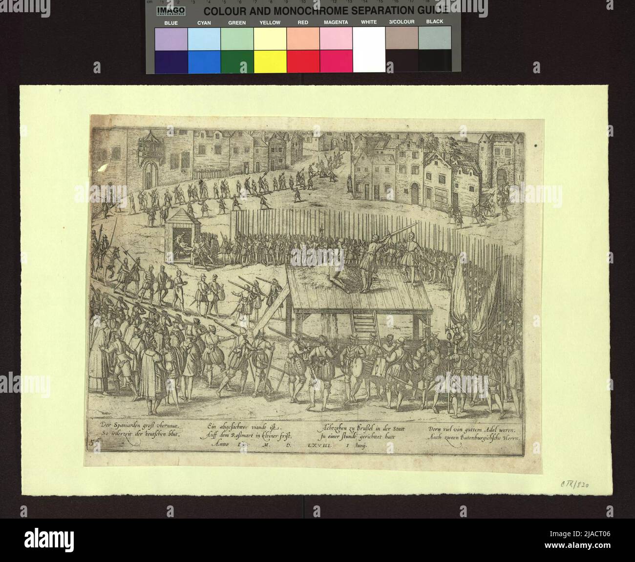 From the "history sheets": Public execution of Dutch freedom fighter in ...