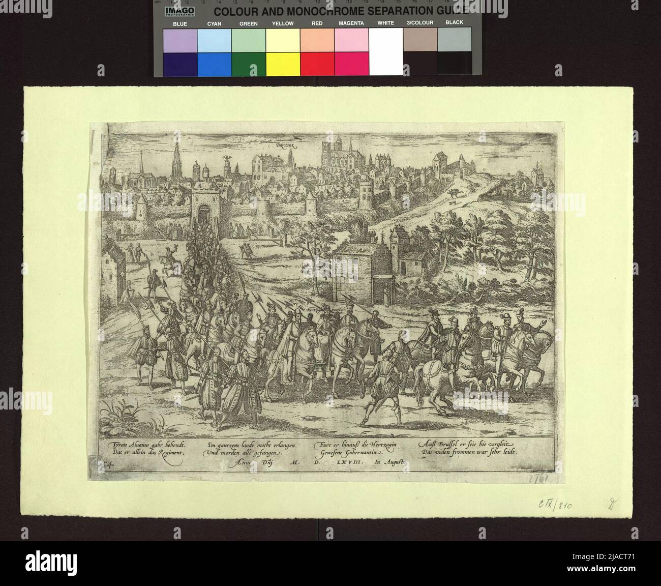 From the "history sheets": Duke Alba led the Duchess of Parma out of ...