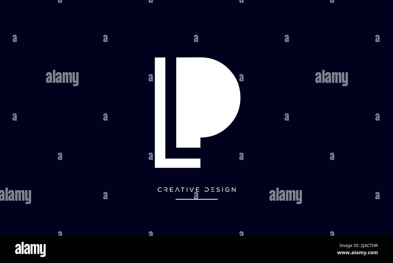 Alphabet Letters PL or LP Abstract icon Logo Stock Vector Image & Art ...
