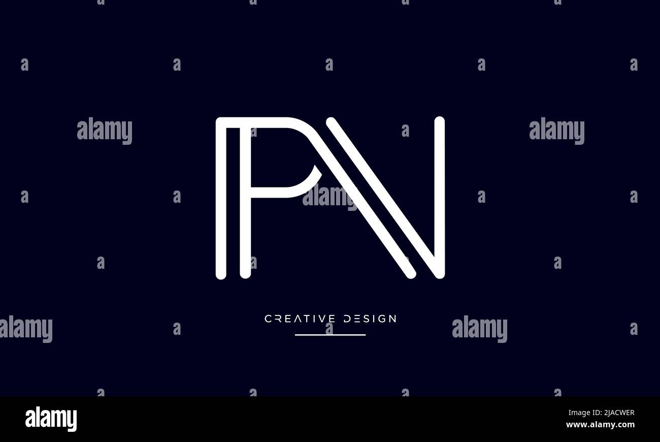 Np alphabets Stock Vector Images - Alamy