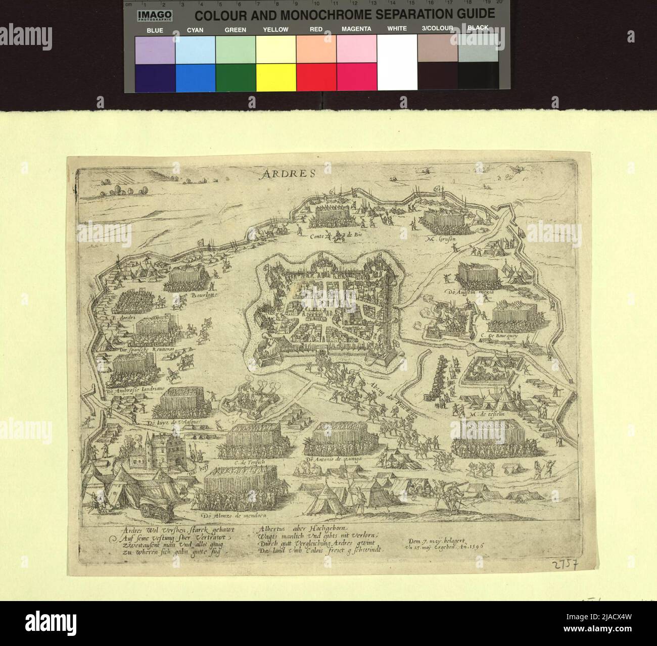 Ardres ". From the" history sheets ": siege of Ardres fortress from May ...