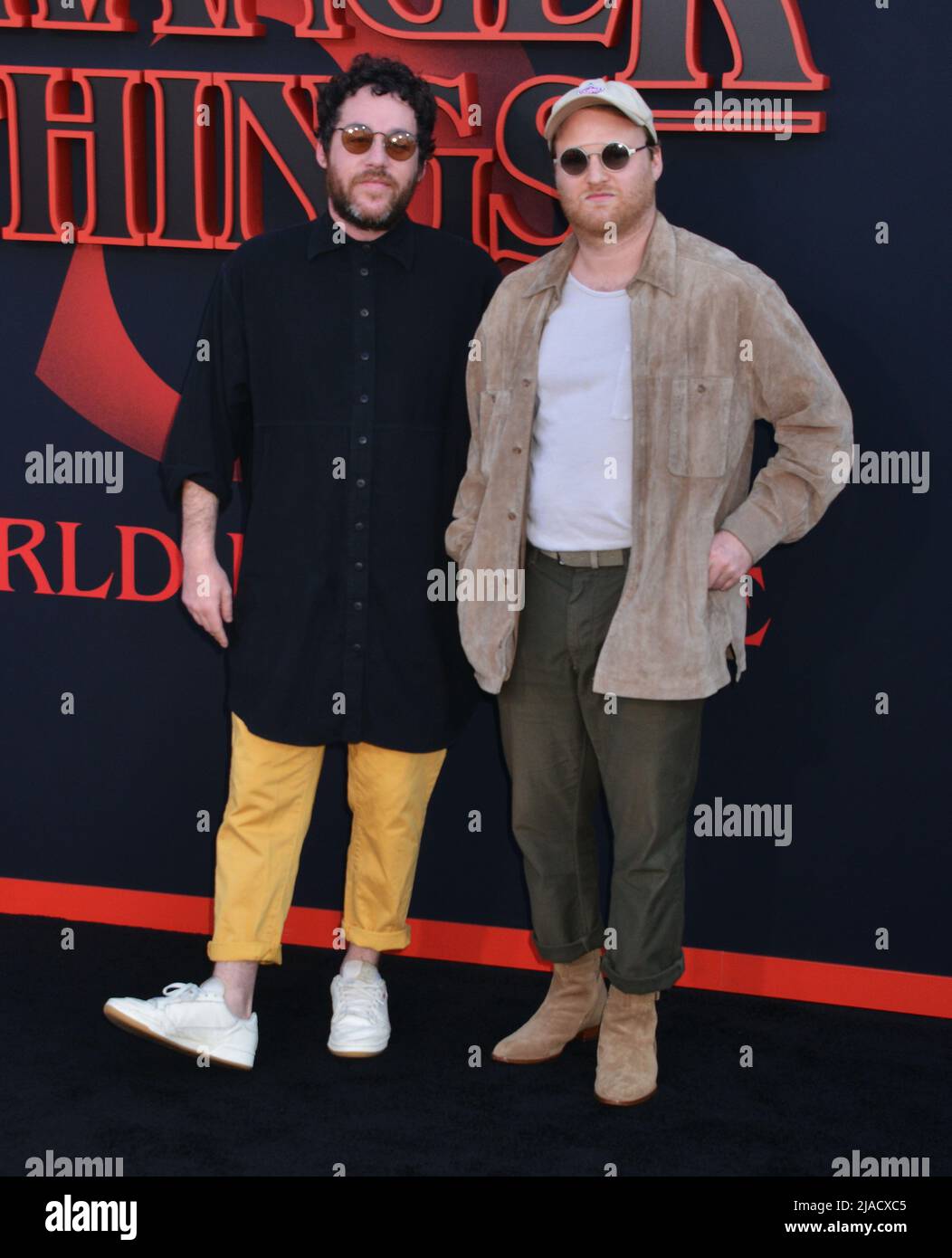 Kyle Dixon and Michael Stein 139 attend the premiere of Netflix's "Stranger Things" Season 3 on ...