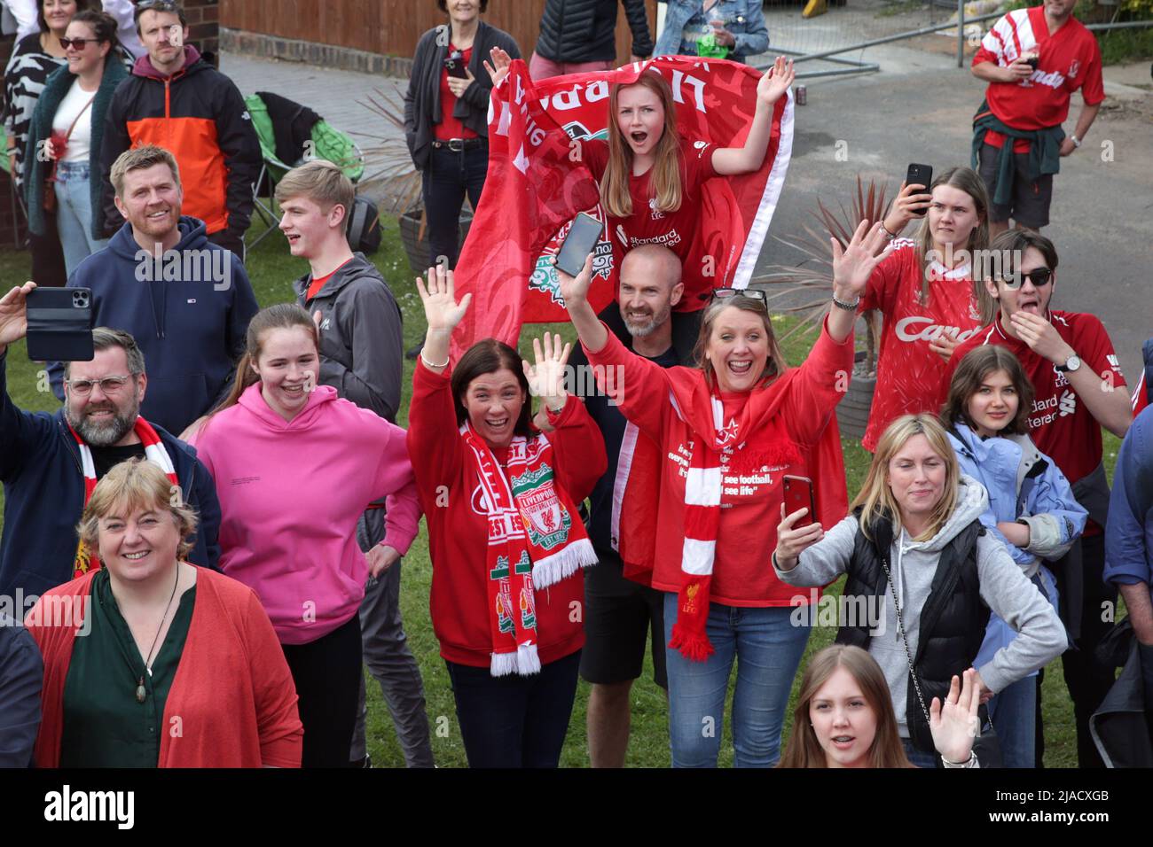 Liverpool, Merseyside, UK. 29th May, 2022. Liverpool FC 2021-22 Victory ...