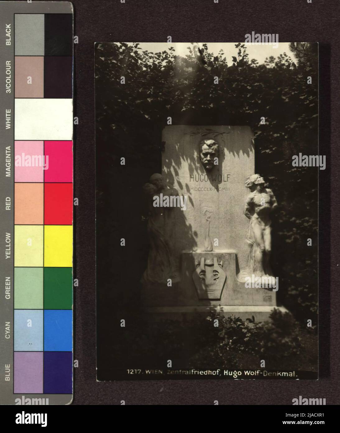 11., cemeteries - central cemetery Hugo - Wolf - Monument. Bruno Reiffenstein (1869-1951 ...