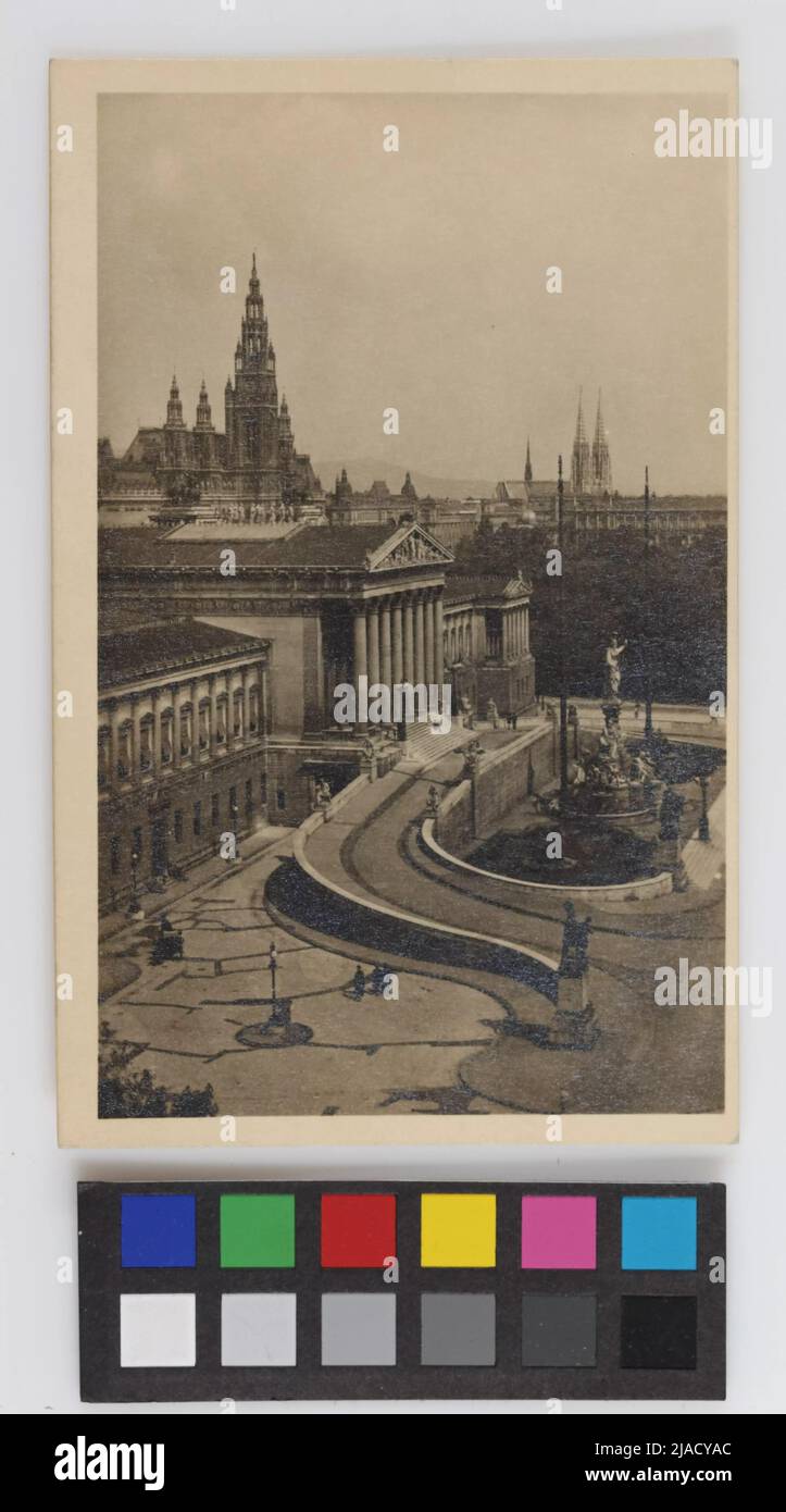 1., Dr.-Karl-Renner-Ring 3-Parliament, in the background of the town ...