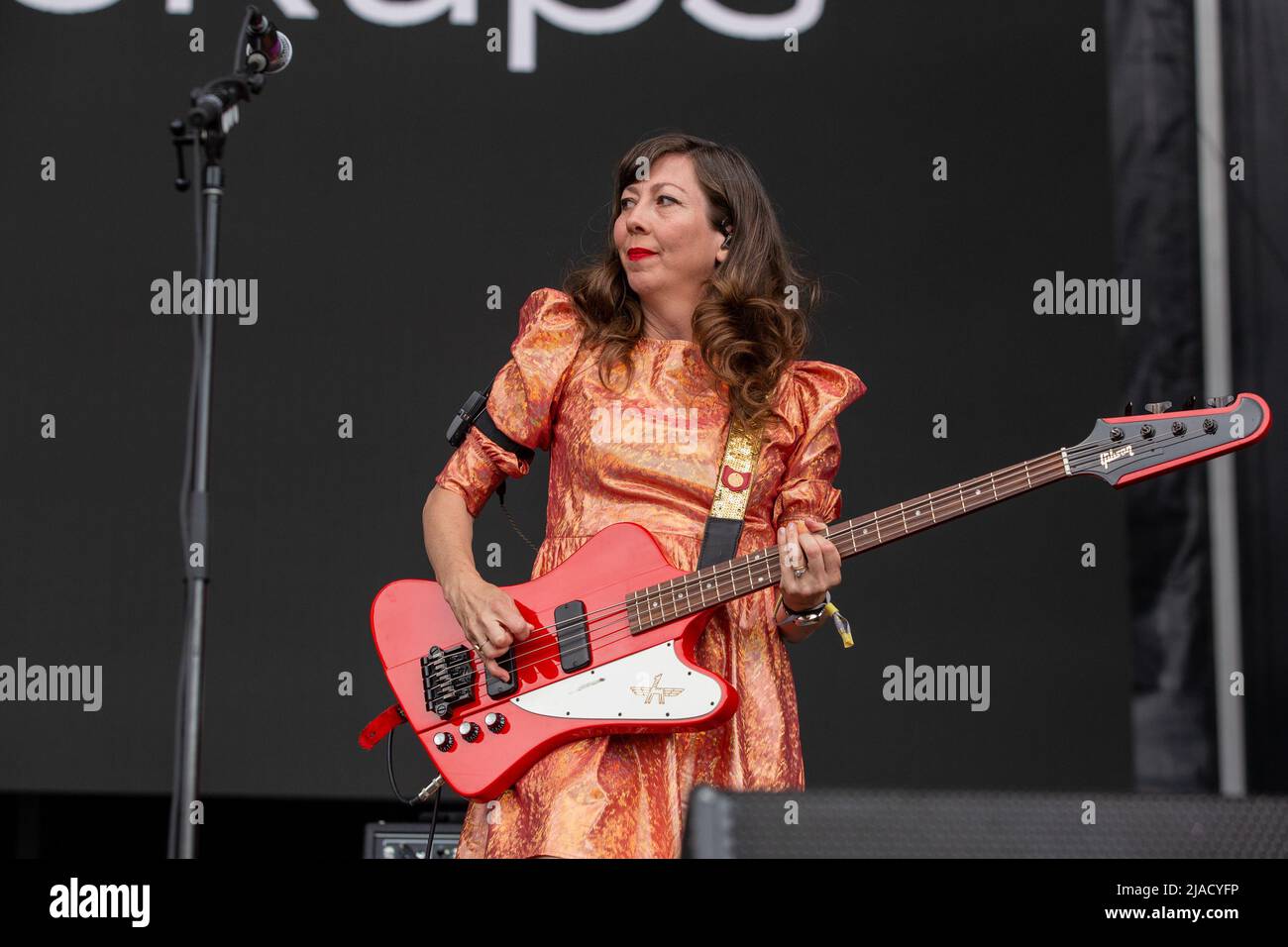 Nikki Monninger of Silversun Pickups during BottleRock Music Festival ...